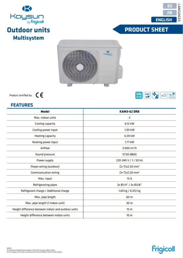 Aire Acondicionado multisplit KAYSUN 3x1 Instalaciones Térmica Soliva S.L.